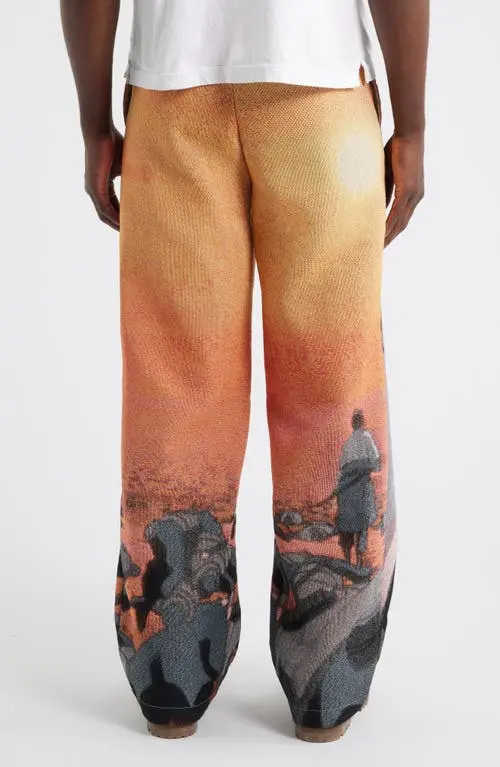 VERYRARE X Naruto Orochimaru & Sasuke Jacquard Tapestry Knit Pants