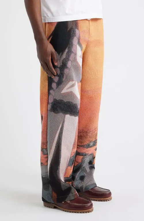 VERYRARE X Naruto Orochimaru & Sasuke Jacquard Tapestry Knit Pants