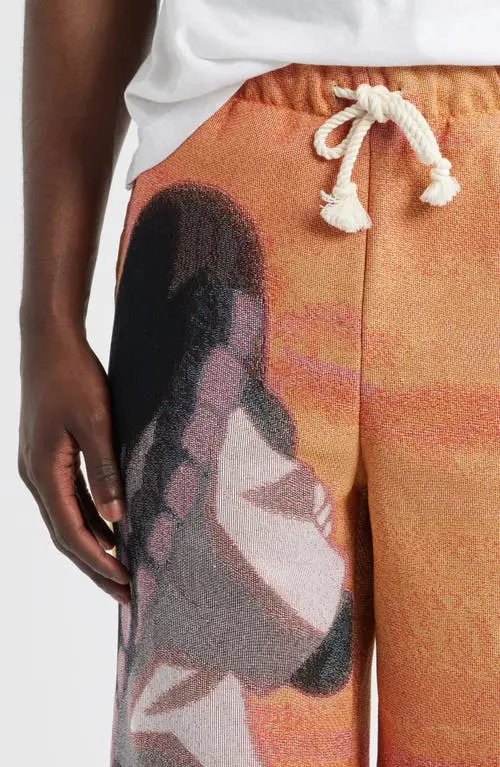 VERYRARE X Naruto Orochimaru & Sasuke Jacquard Tapestry Knit Pants