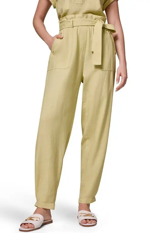 Donna Karan New York Belted Tapered Pants - Citrus
