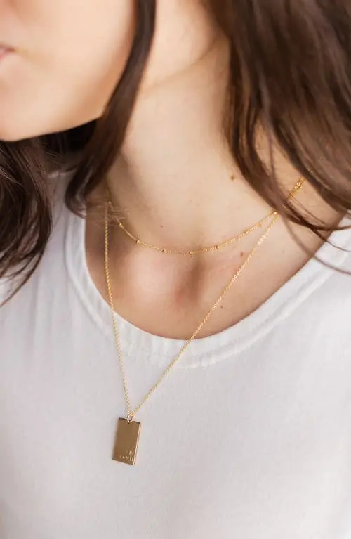 MADE BY MARY Satellite Chain Necklace - Gold