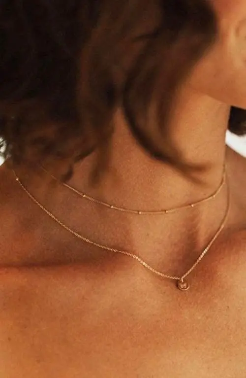 MADE BY MARY Satellite Chain Necklace - Gold