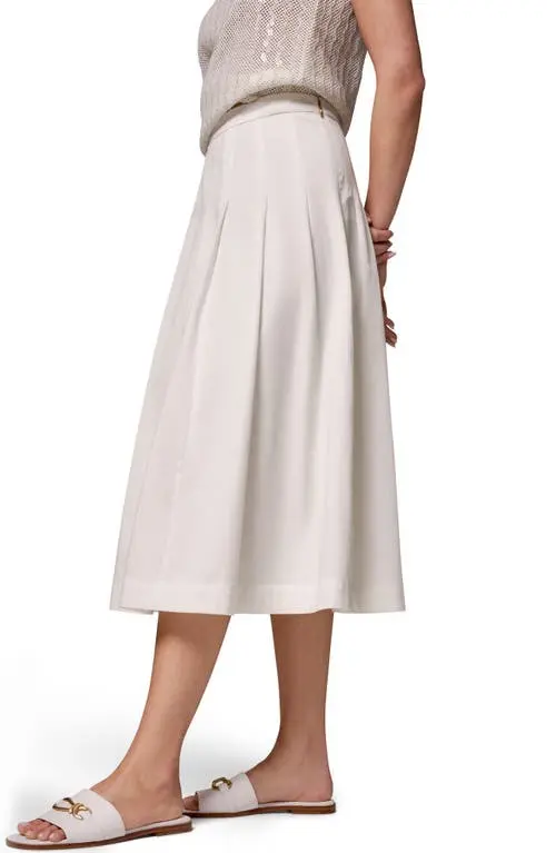 Donna Karan New York Pleated Midi Skirt