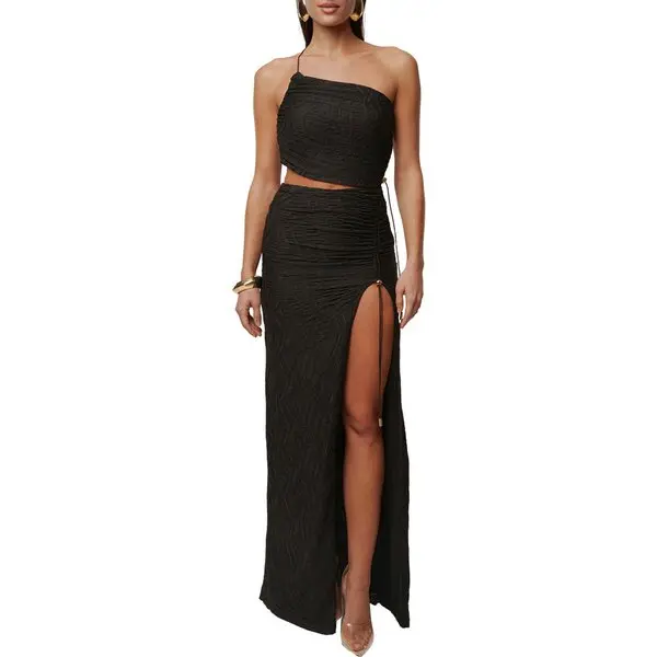 JLUXLABEL Adriana One Shoulder Maxi Dress