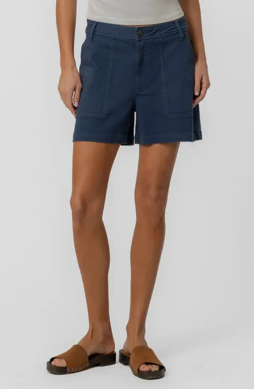 Kut From The Kloth Ashton High Waist Utility Shorts - Navy