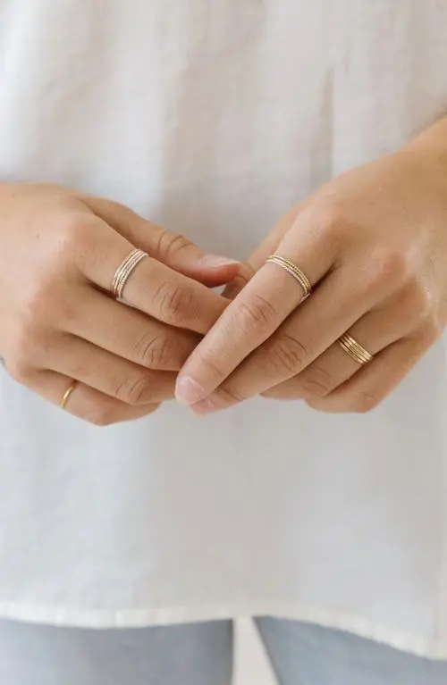 MADE BY MARY Braided Stacking Ring