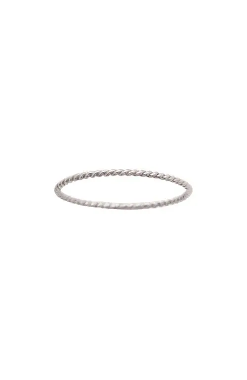 MADE BY MARY Braided Stacking Ring In 14k Gold Filled Or Sterling - Silver