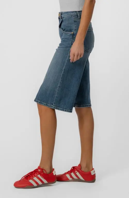 Kut From The Kloth Mandy High Waist Denim Bermuda Shorts