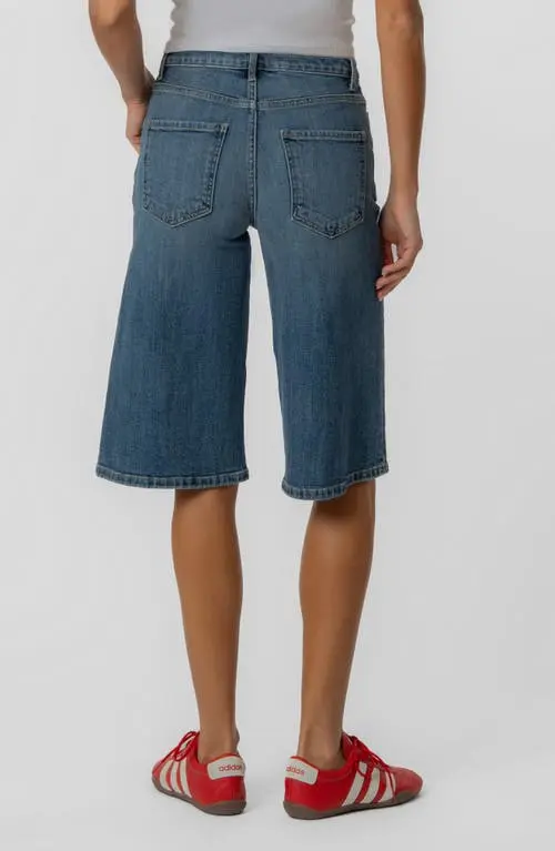 Kut From The Kloth Mandy High Waist Denim Bermuda Shorts