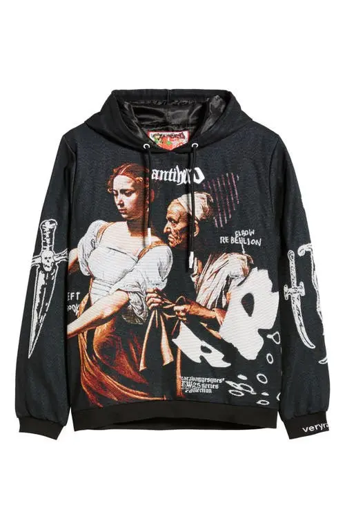 VERYRARE Graphic Print Crewneck Hoodie