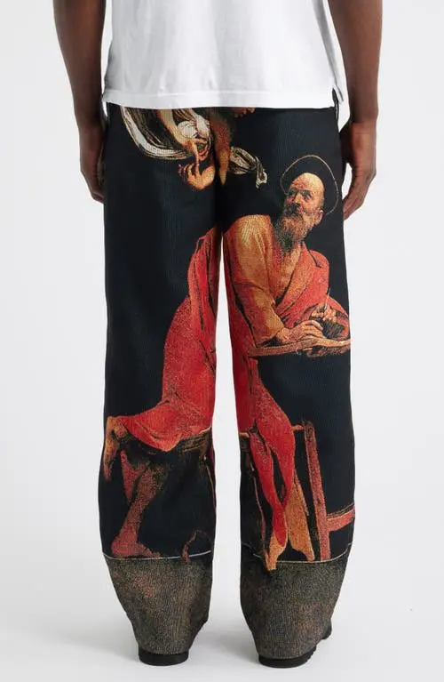 VERYRARE Jacquard Tapestry Knit Pants