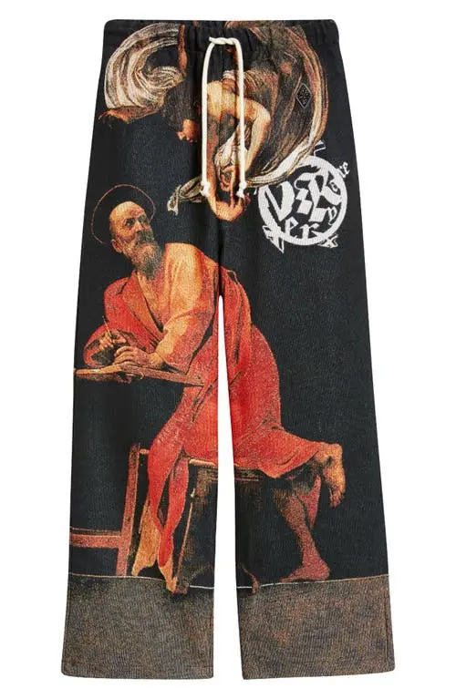 VERYRARE Jacquard Tapestry Knit Pants