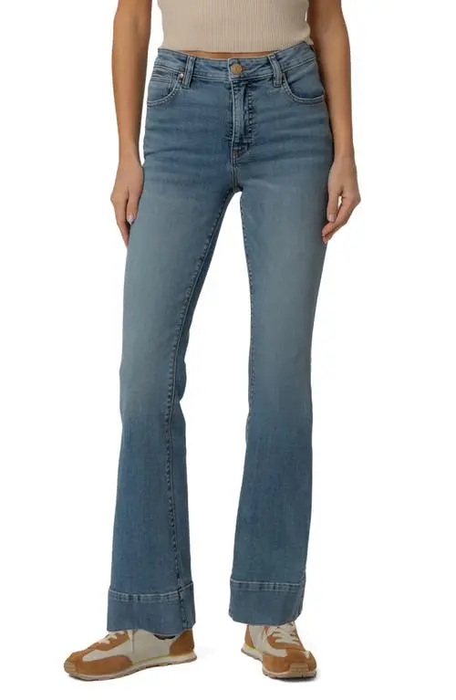 Kut From The Kloth Stella High Waist Fab Ab Flare Jeans - Smoothness