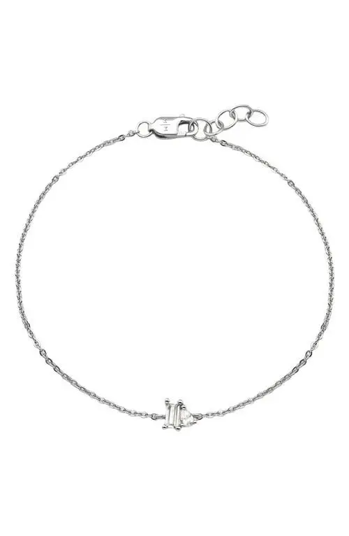 MADE BY MARY Toi Et Moi Bracelet - Silver