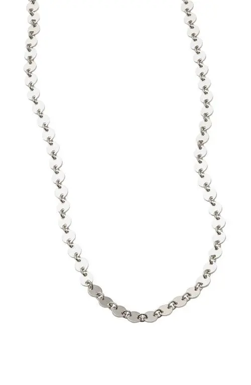 MADE BY MARY Poppy Link Choker In Sterling - Silver