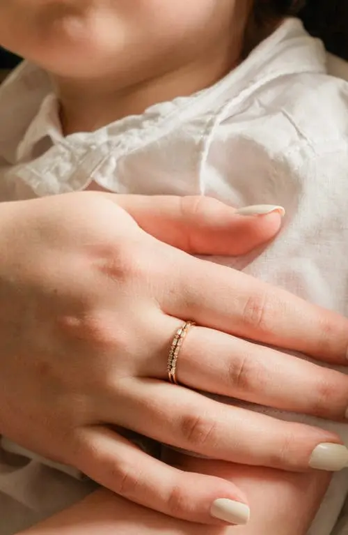 MADE BY MARY Mama Morse Code Ring