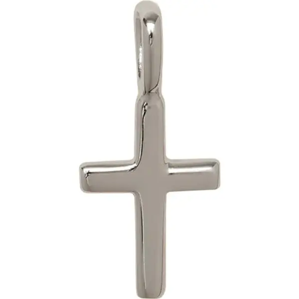 MADE BY MARY Cross Charm Pendant - Silver
