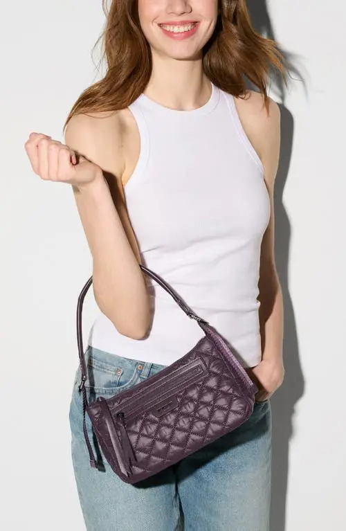 Mz Wallace Small Park Quilted Nylon Shoulder Bag