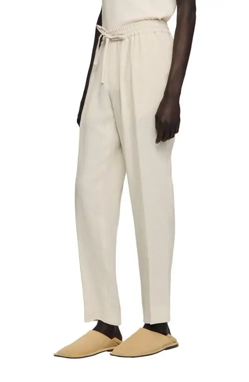 Sandro Elasticated Linen Trousers