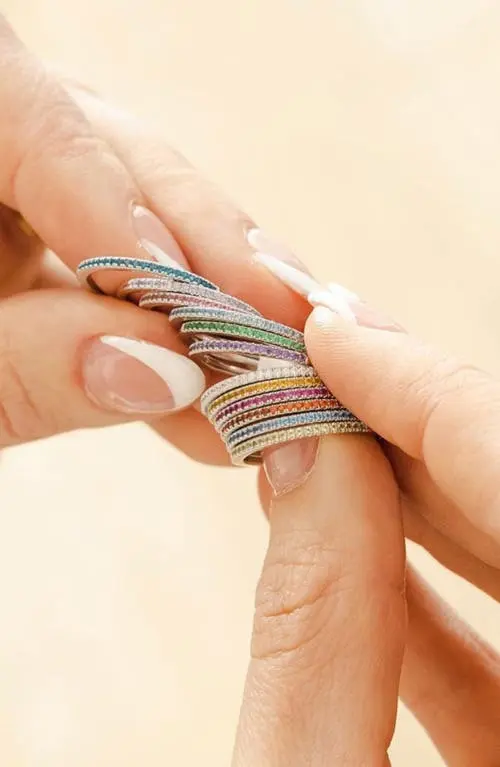 MADE BY MARY Birthstone Stacking Ring