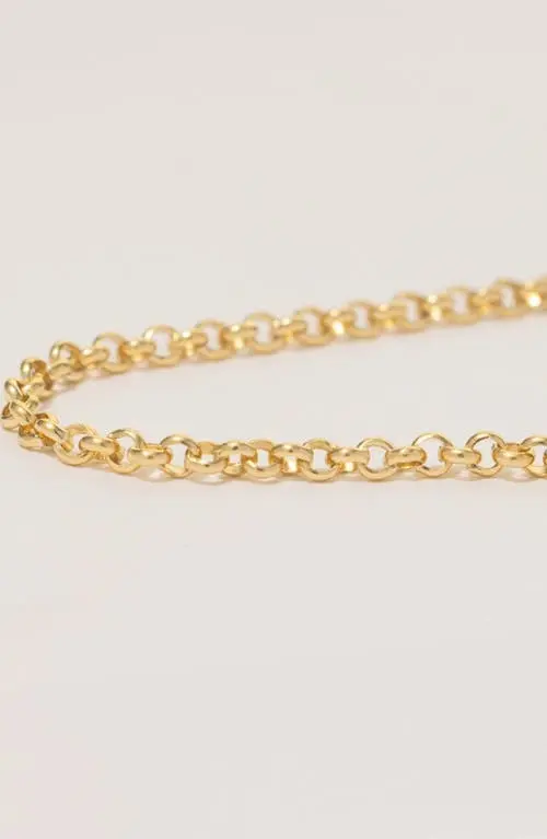 MADE BY MARY Rolo Chain Bracelet - Silver