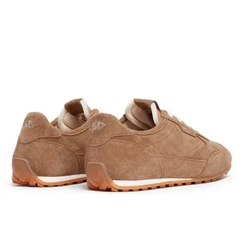 MALLET Penn Leather And Suede Sneakers - Mocha