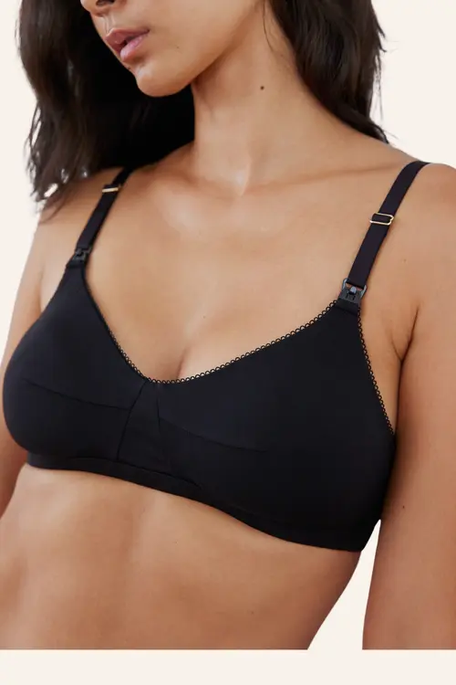 EMBRACE Luxe Nursing Bra - Black