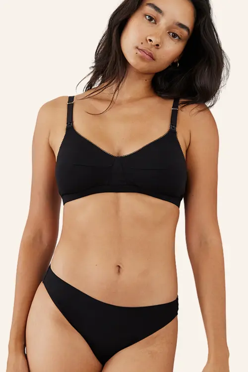 EMBRACE Luxe Nursing Bra - Black