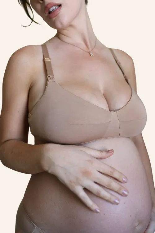 EMBRACE Luxe Nursing Bra - Camel