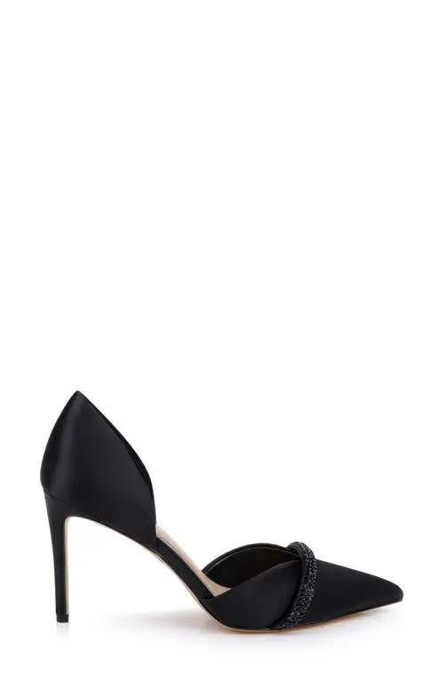 Badgley Mischka Zoey D'orsay Pump - Black Satin