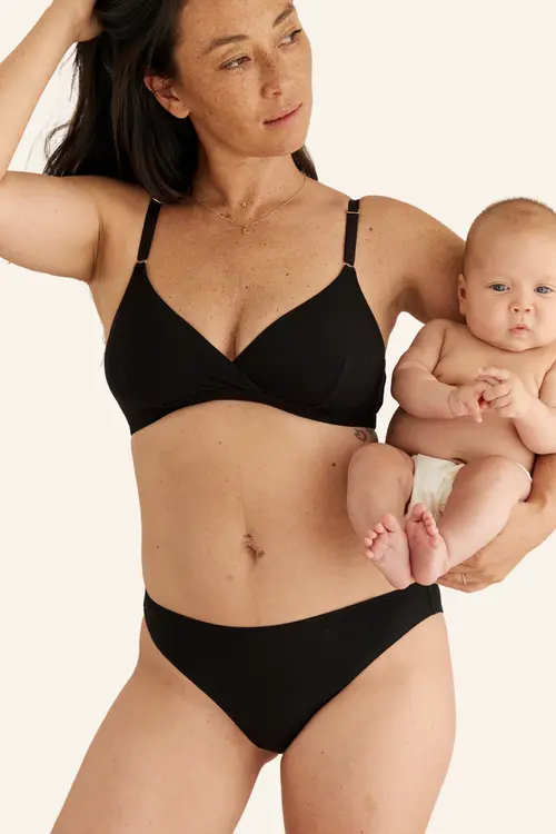 EMBRACE Soft-cup Nursing Bra - Black