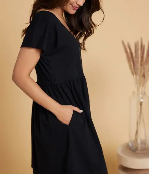 KNOWN SUPPLY Josie Dress - Black