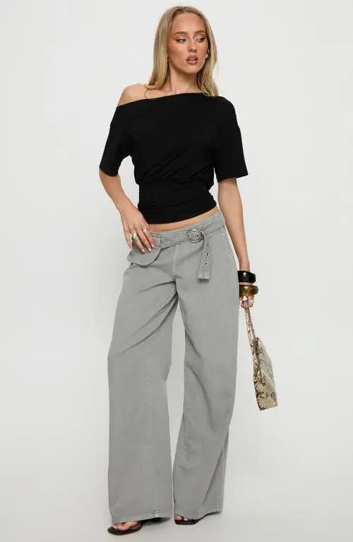 Princess Polly Ashlinn Off The Shoulder Drapey Top