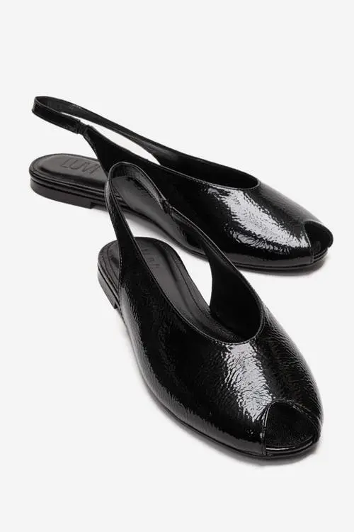 PROLOGUE SHOES Serina Slingback Sandal - Black