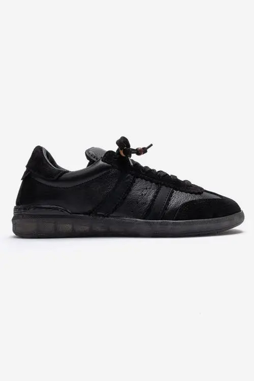 FOREVER & ALWAYS SHOES Ardix Leather Sneaker - Black
