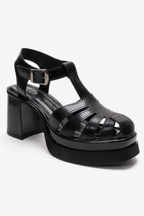 PROLOGUE SHOES Rovana Platform Block Heel Sandal