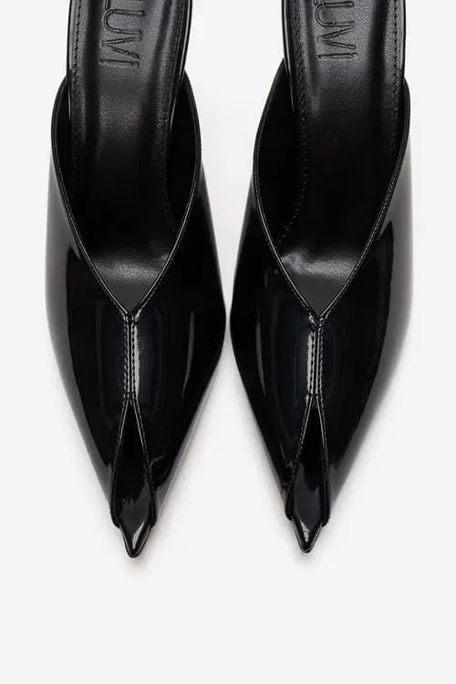 PROLOGUE SHOES Mirena Stiletto Mule - Black