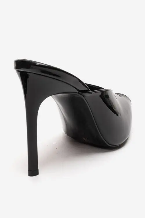 PROLOGUE SHOES Mirena Stiletto Mule - Black