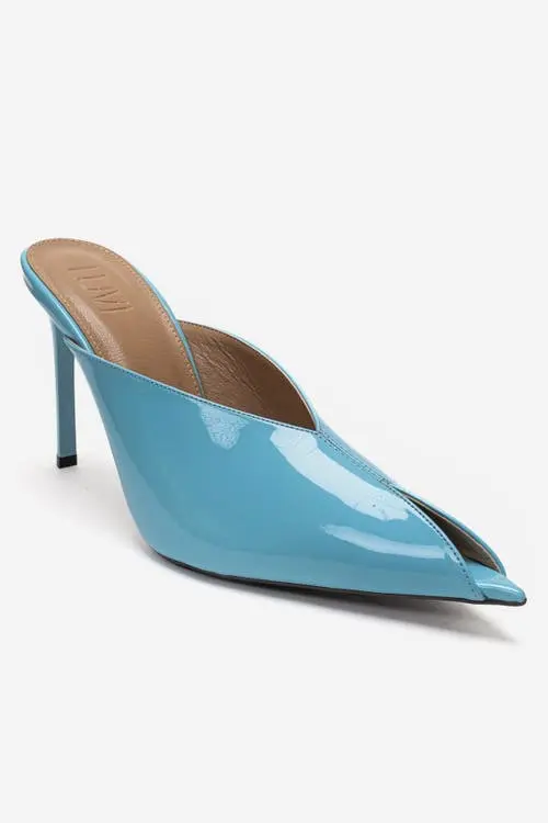 PROLOGUE SHOES Mirena Stiletto Mule - Blue