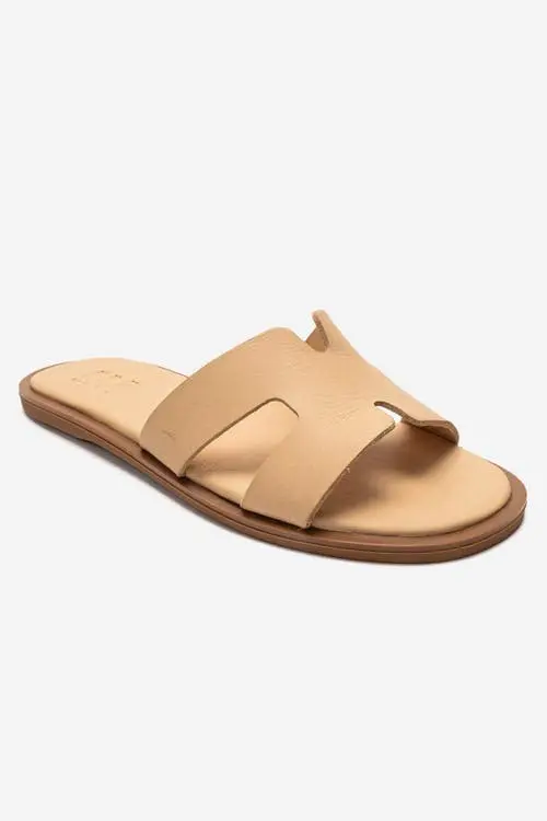 FOREVER & ALWAYS SHOES Biora Leather Slide
