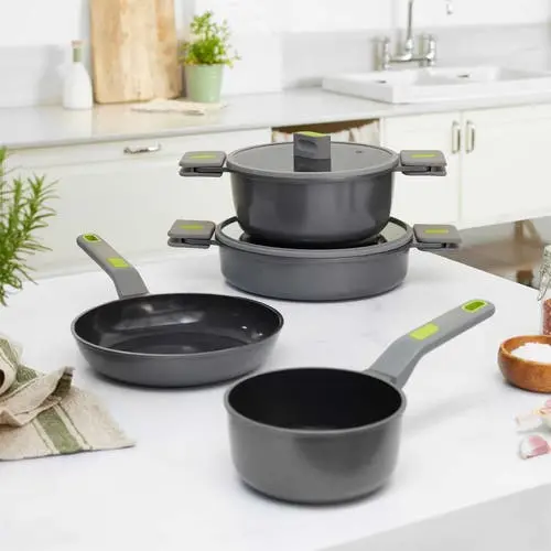 BRA COOKWARE Life Ceramic Nonstick 6.3-inch Saucepan