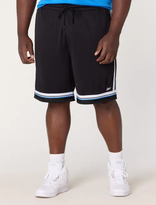 REEBOK Big & Tall Classic Performance Shorts - Black