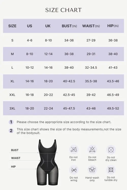 SHAPELLX Shapewear Tummy Control Smoothing Bodysuit - Black