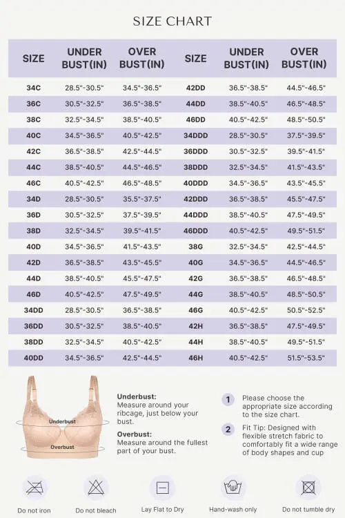 SHAPELLX Back Smoothing Lace Underwire Bra - Beige
