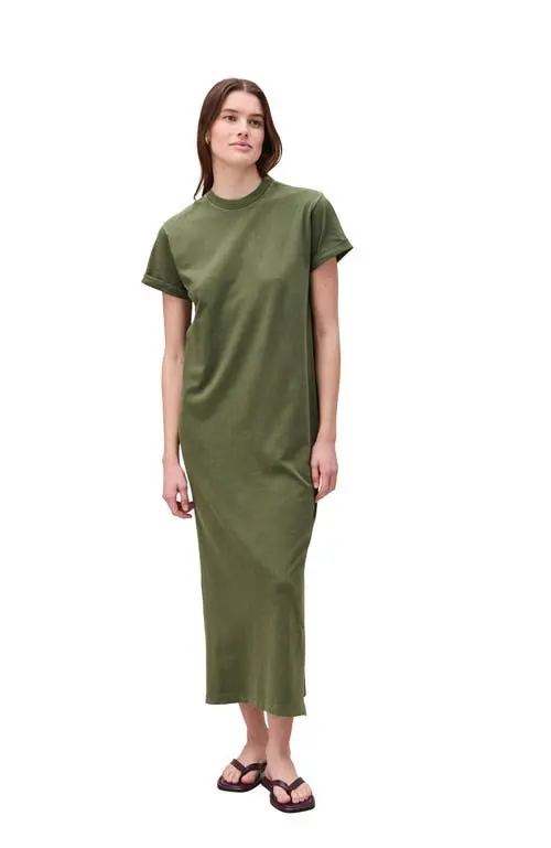 Richer Poorer Relaxed Cotton T-shirt Maxi Dress - Cypress