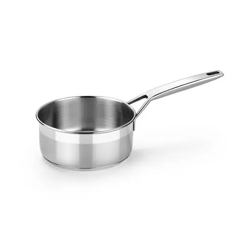 BRA COOKWARE Signature Stainless Steel Professional Saucepan, 7-inch - Silver