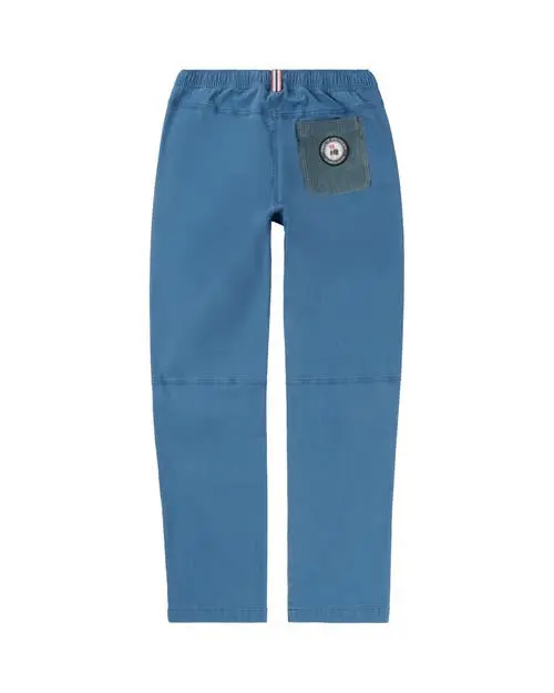 AMUNDSEN Old Salt Slacks Stretch Cotton Twill Trousers - Indigo