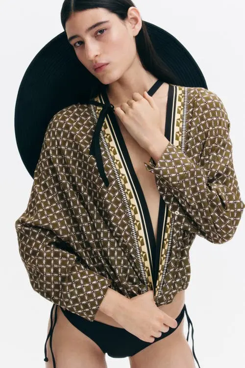 H&m Viscose Wrap Blouse