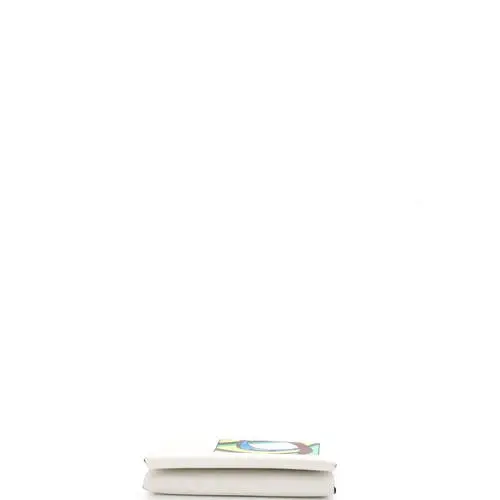 Hermès Calvi Duo Card Holder Printed Leather