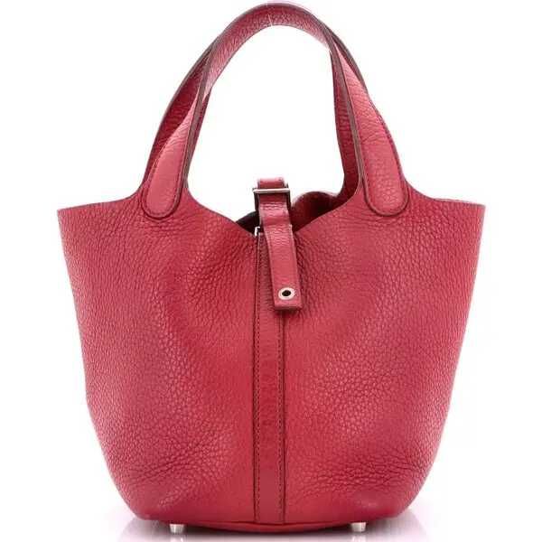 Hermès Picotin Bag Clemence Pm - Red